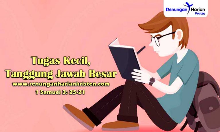 Renungan Harian Anak 1 Samuel 3: 25-21 | Tugas Kecil, Tanggung Jawab ... Renungan Harian Anak 1 Samuel 3: 25-21 | Tugas Kecil, Tanggung Jawab ...